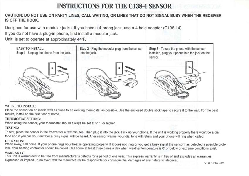Freezel Alert Installation: Remote Temperature sensing System